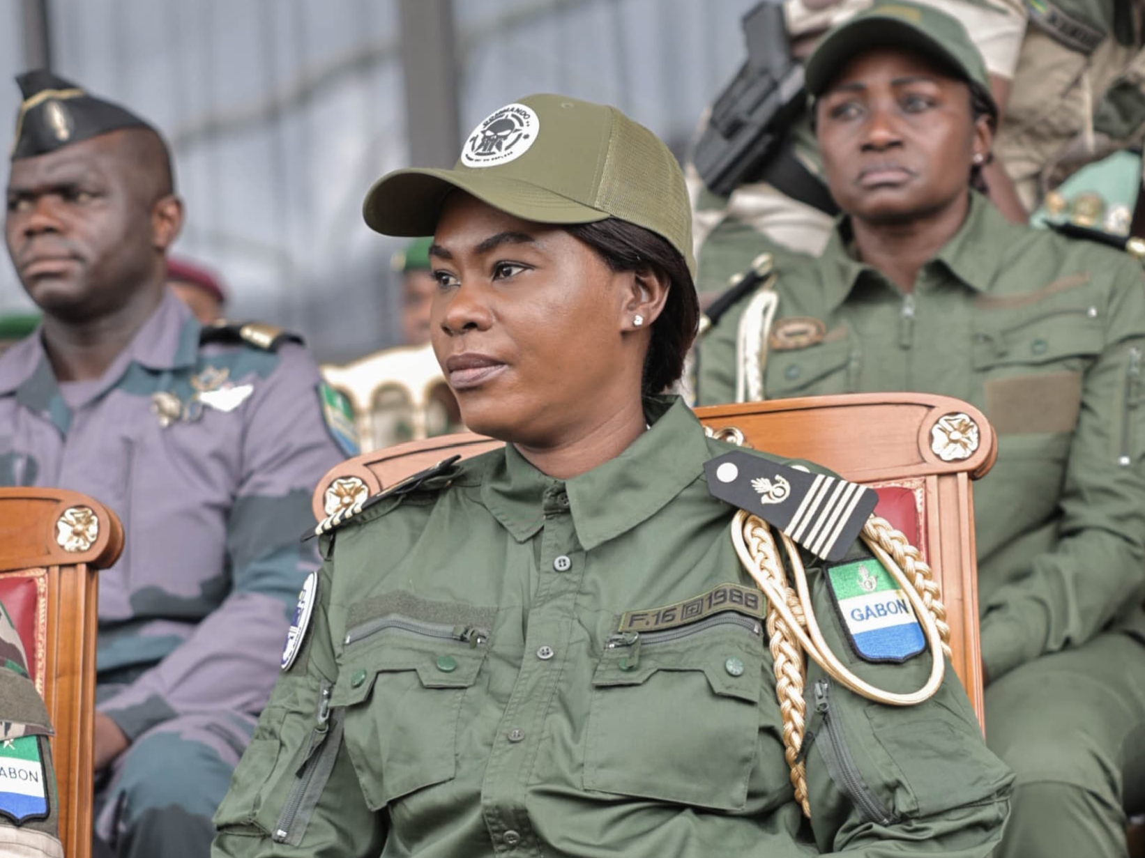 Au Gabon, le Colonel des Douanes Zita OLIGUI NGUEMA fait une forte ...